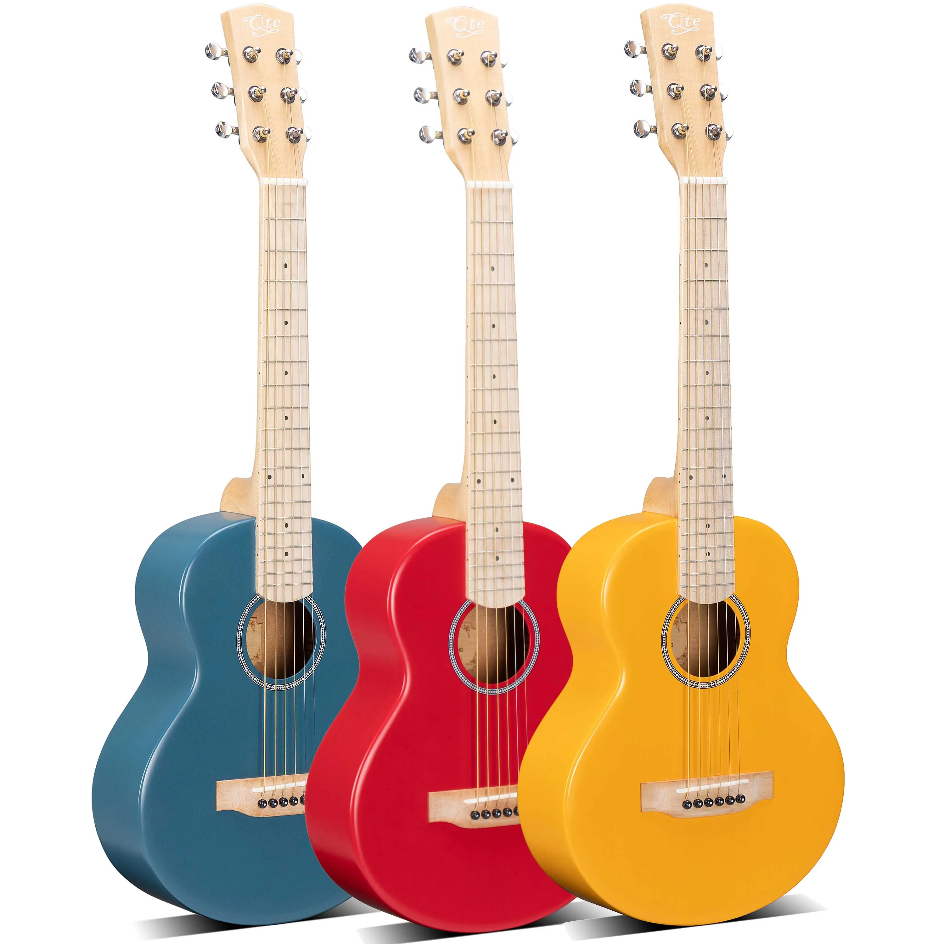 High Quality Qte Acoustic Guitar 30 Inch Top Spruce With Nice ...