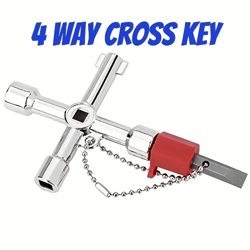 4 Way Multi Functional Universal Cross Key Plumbers - Buy 4 In 1 Cross ...