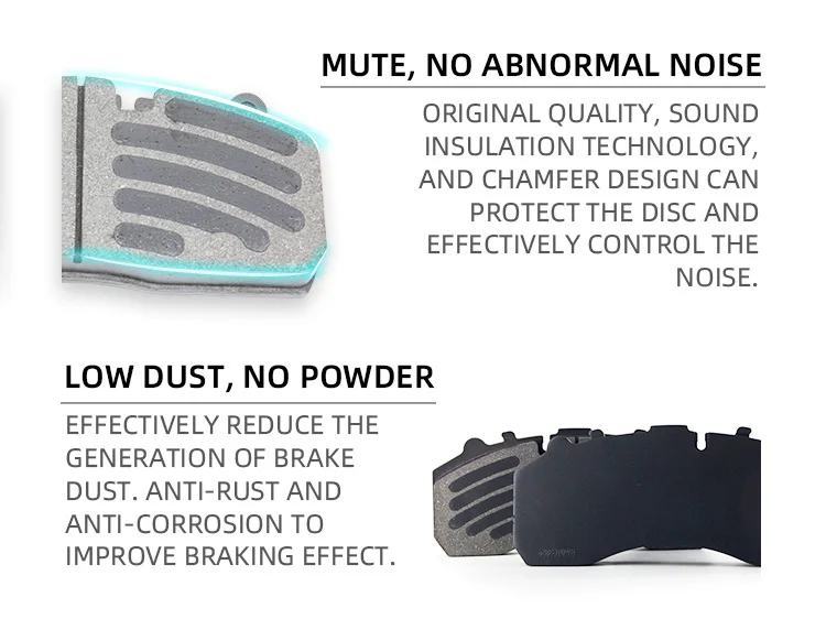 WVA29174 Commercial Vehicle Brake Pad for Volvo Truck OEM 21496550 ...