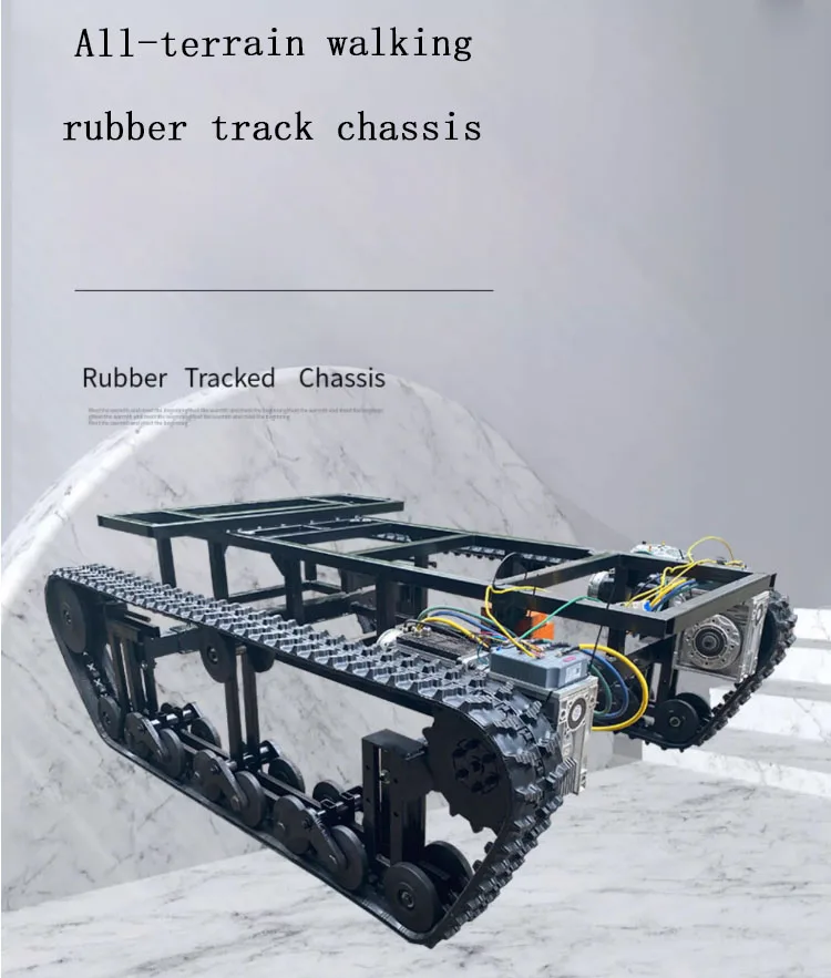 Agricultural Rubber Track Chassis Intelligent Robot Transport Vehicle ...