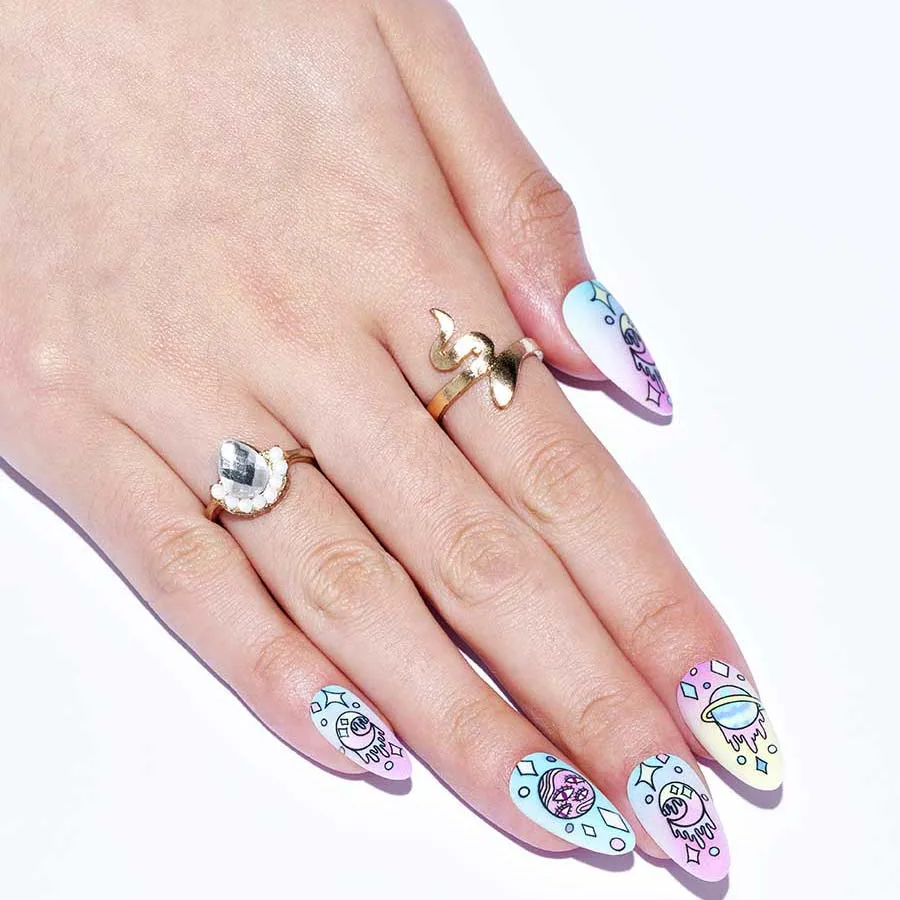 Wholesale Artificial Fingernails Ballerina Fake Nail French Fakenail ...