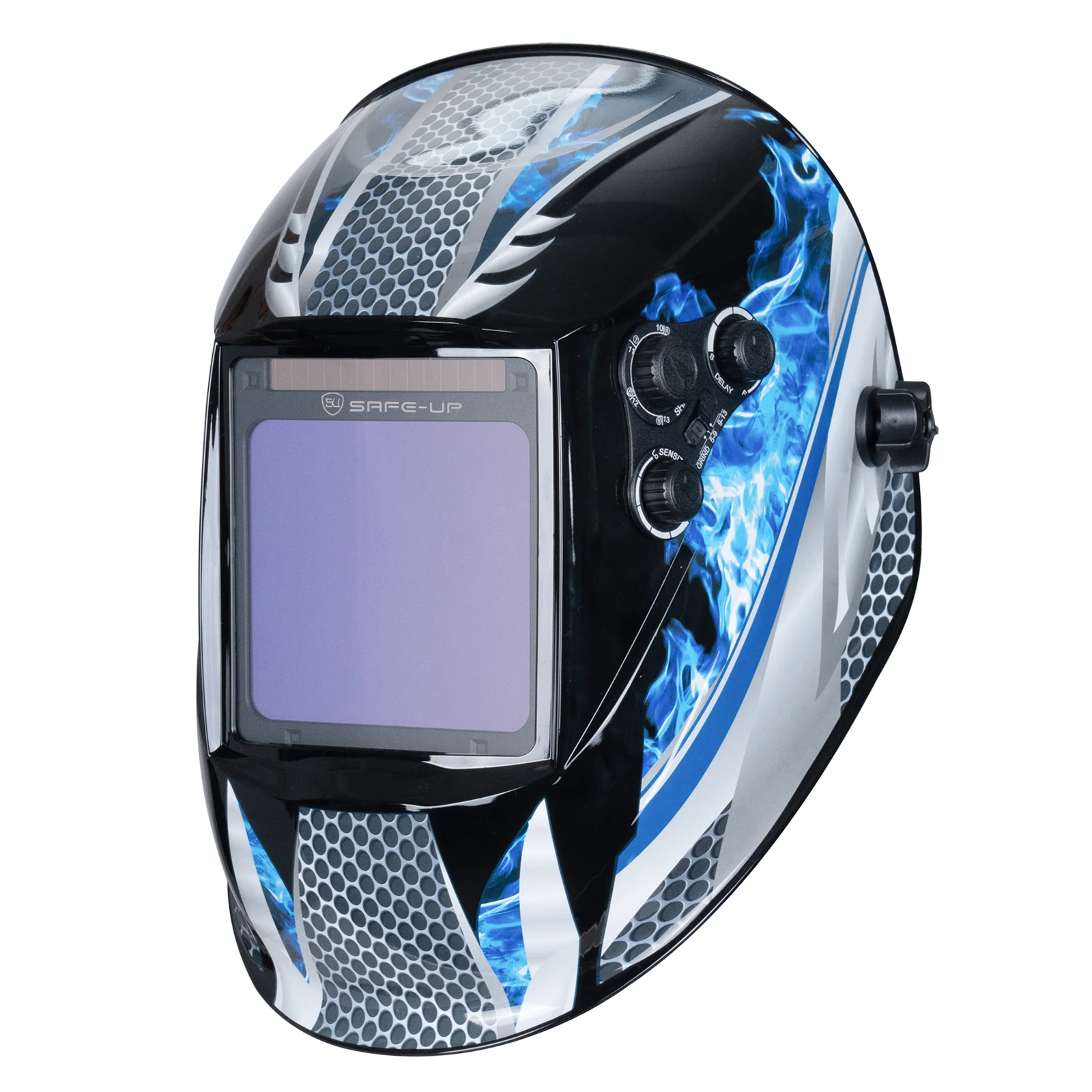 True View Welding Helmet - Auto Darkening & UV/IR Protection