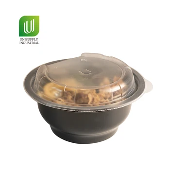 Disposable Bowl Take Away Food Container Bento Packing Bowl Plastic ...