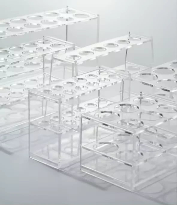 Porous Acrylic Laboratory Test Tube Display Rack Test Tube Acrylic ...