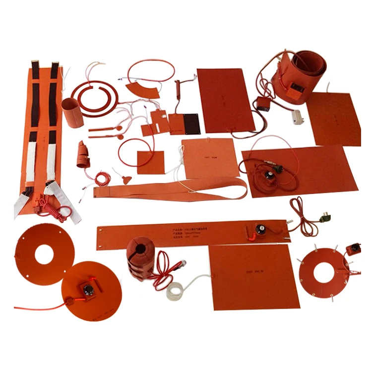 500w 230v 3d printer adhesive industrial electric silicone rubber ...
