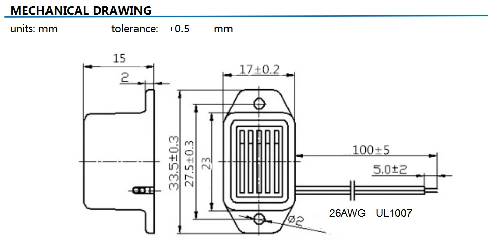 400hz Low Frequency 1.2v Rat Control Device - 2315 Buzzer