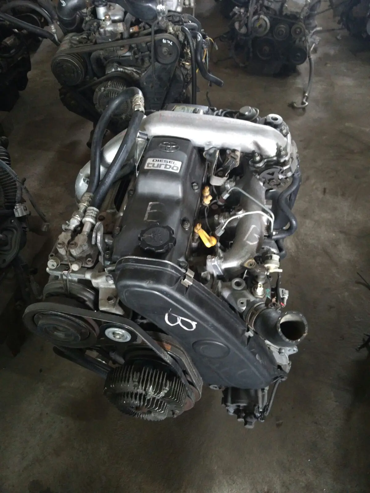 Low Mileage Used Toyotas 1kz-te 3.0 L Sohc Turbo Diesel Engine For ...