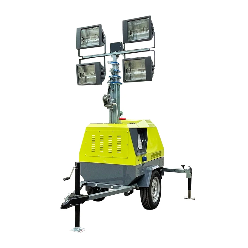 Portable Lighting Tower Telescopic Mobile Light Tower Cheap Price For ...