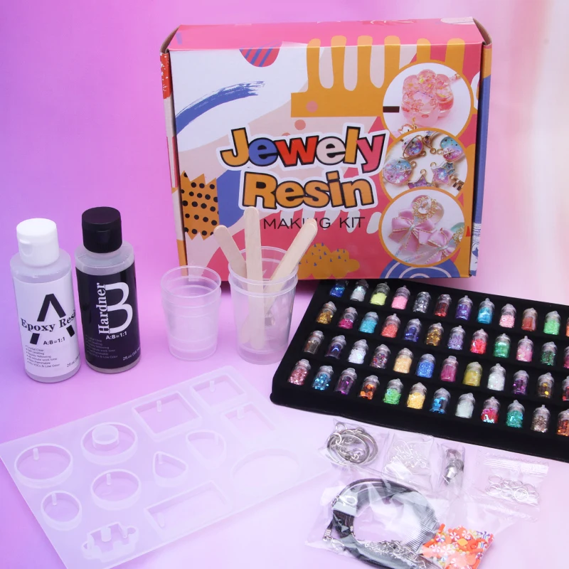Timesrui Complete Epoxy Resin Kit with Silicone Molds Starter Set for ...