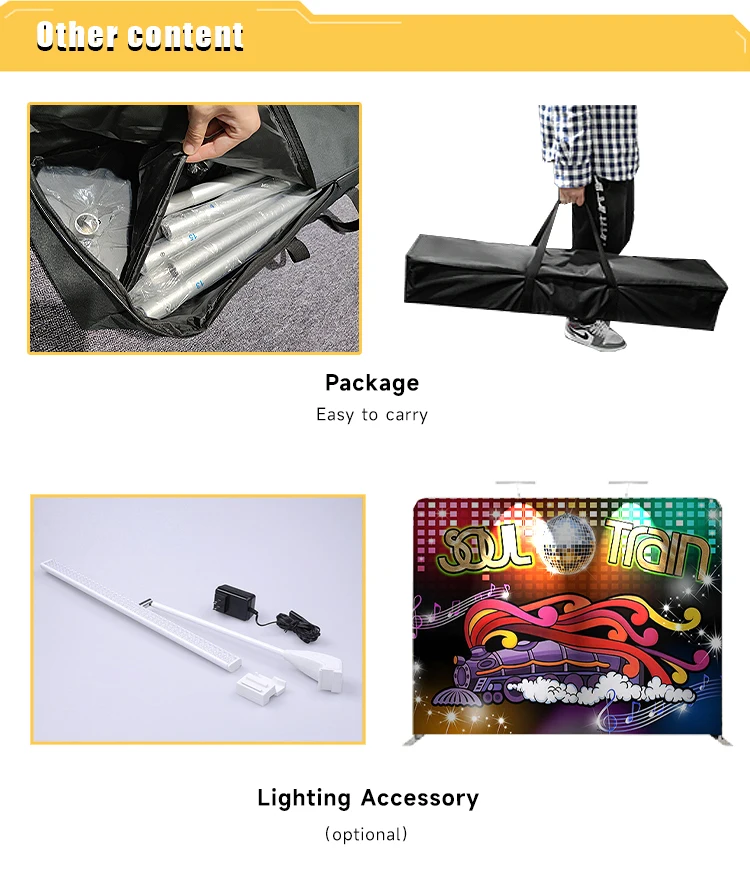 Custom Printed 360 Photo Booth Enclosure Backdrop With Led Light Party ...