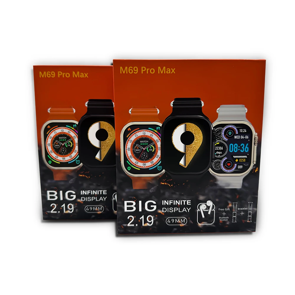 2023 New M69 Pro Max Smart Watch Series 9 Smartwatch Montre Relogio ...