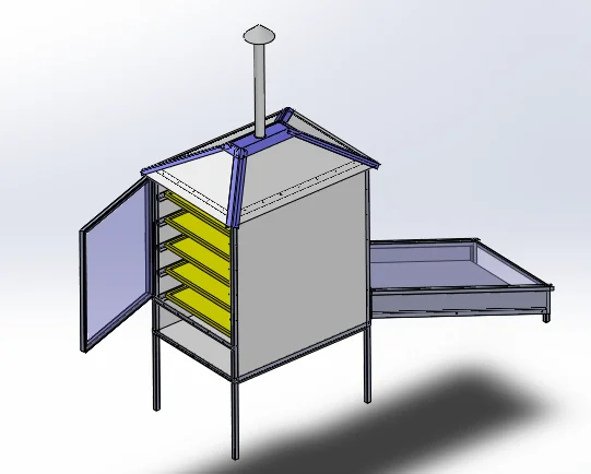 AMS-150 Passive Solar Dryer for Herbs, Spices, and Fruits - Efficient ...