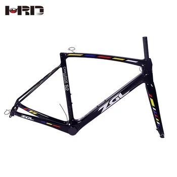 700c Road Carbon Fiber Racing Frame 430/450/480/510/540/570/600mm Zgl ...