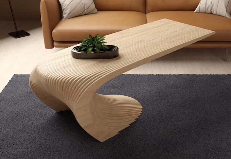 Solid Wood Combination Living Room Furniture - Modern Style