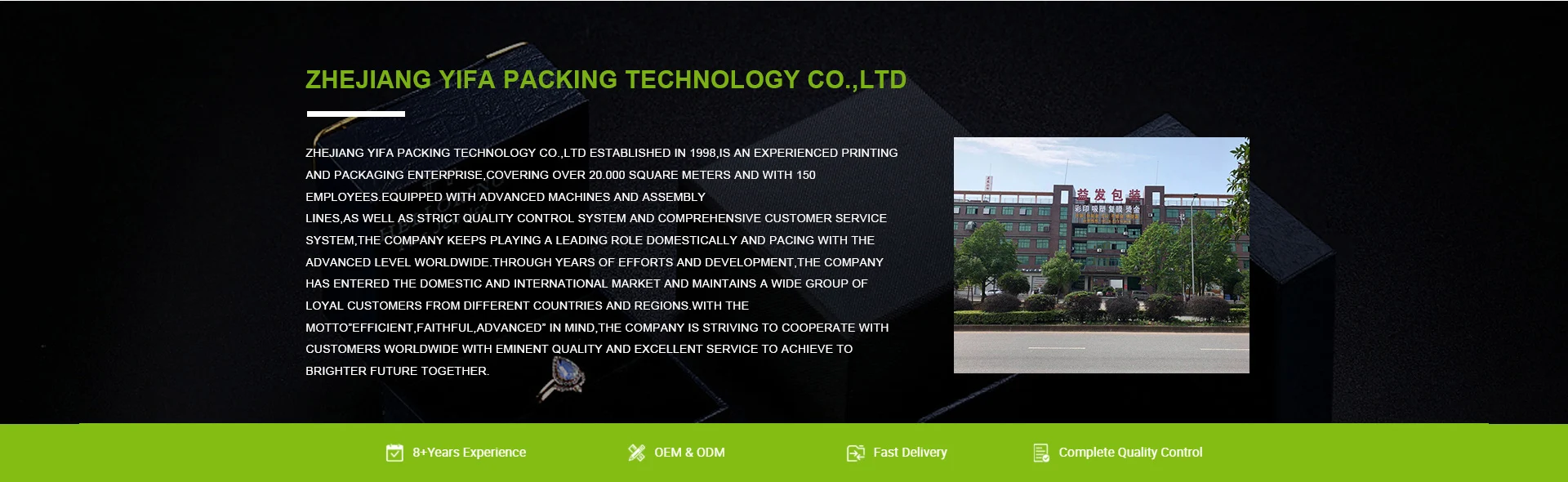 Zhejiang Yifa Packing Technology Co.,LTD. - paper box, paper bag