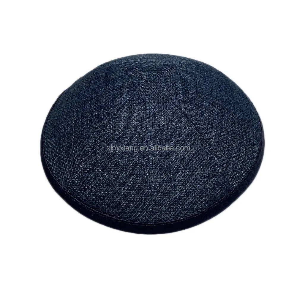 Custom Color Linen Kippah - Perfect for Weddings & Bar Mitzvahs
