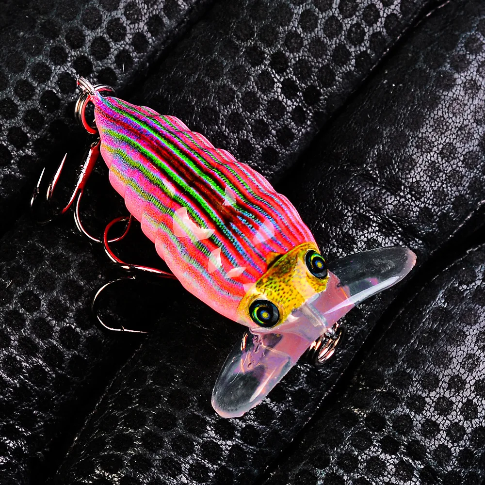 New Design Abs Plastic Hard Lure 4cm 4g Cicada 3d Lifelike Eyes Whopper ...