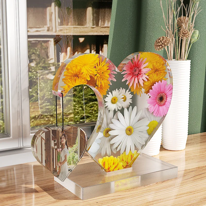 Diy Epoxy Plaster Big Love Heart - Table Base Silicone Mold