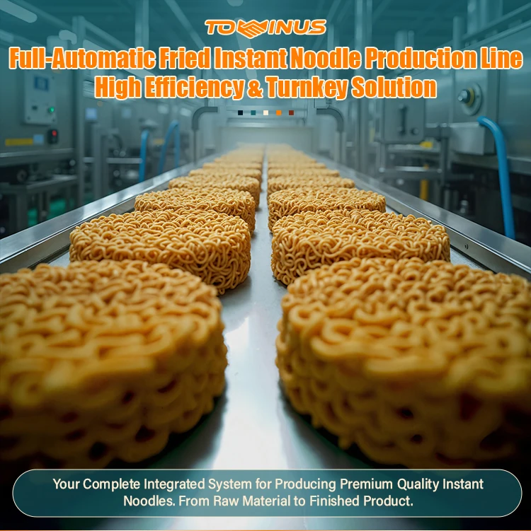 Central Asia Fried Instant Noodles Making Machine Square Shape ...