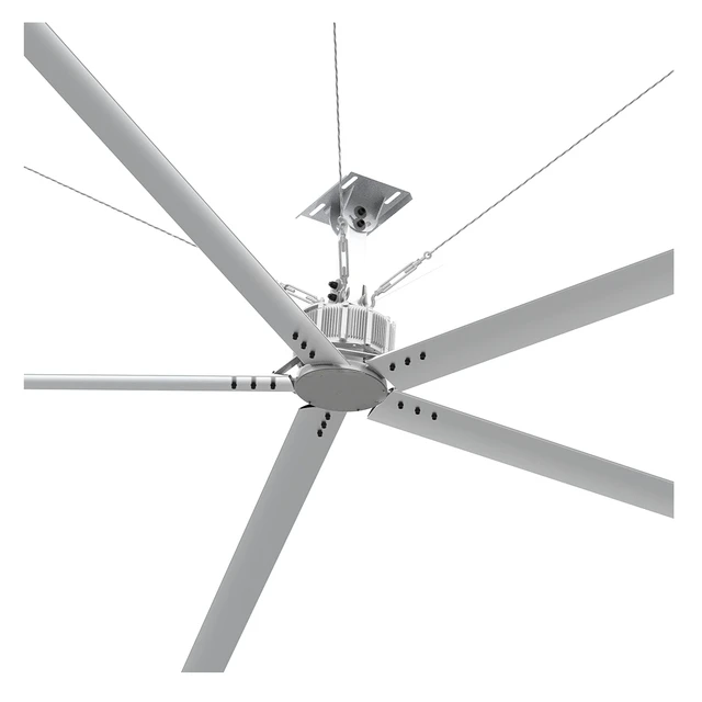 Pmsm Hvls Inner Rotor Ceiling Fans 26 Feet Diameter Gearless Direct ...