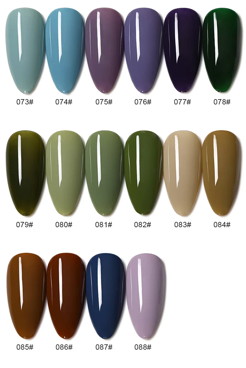 For Uv Gel 88 Colors Uv Gel Nail Polish Art Tools Solid Colors Uv&led ...