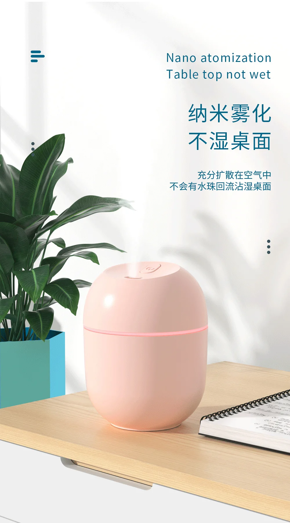 2023 Wholesale Cool Mini Humidifier Portable Mini Air Humidifier For ...