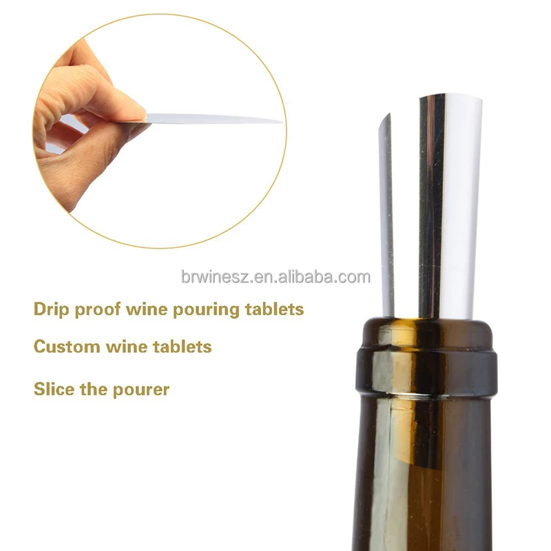 Pet Wine Pourer Disc Wine Drop Stopper - Buy Wine Drop Stopper,Wine ...