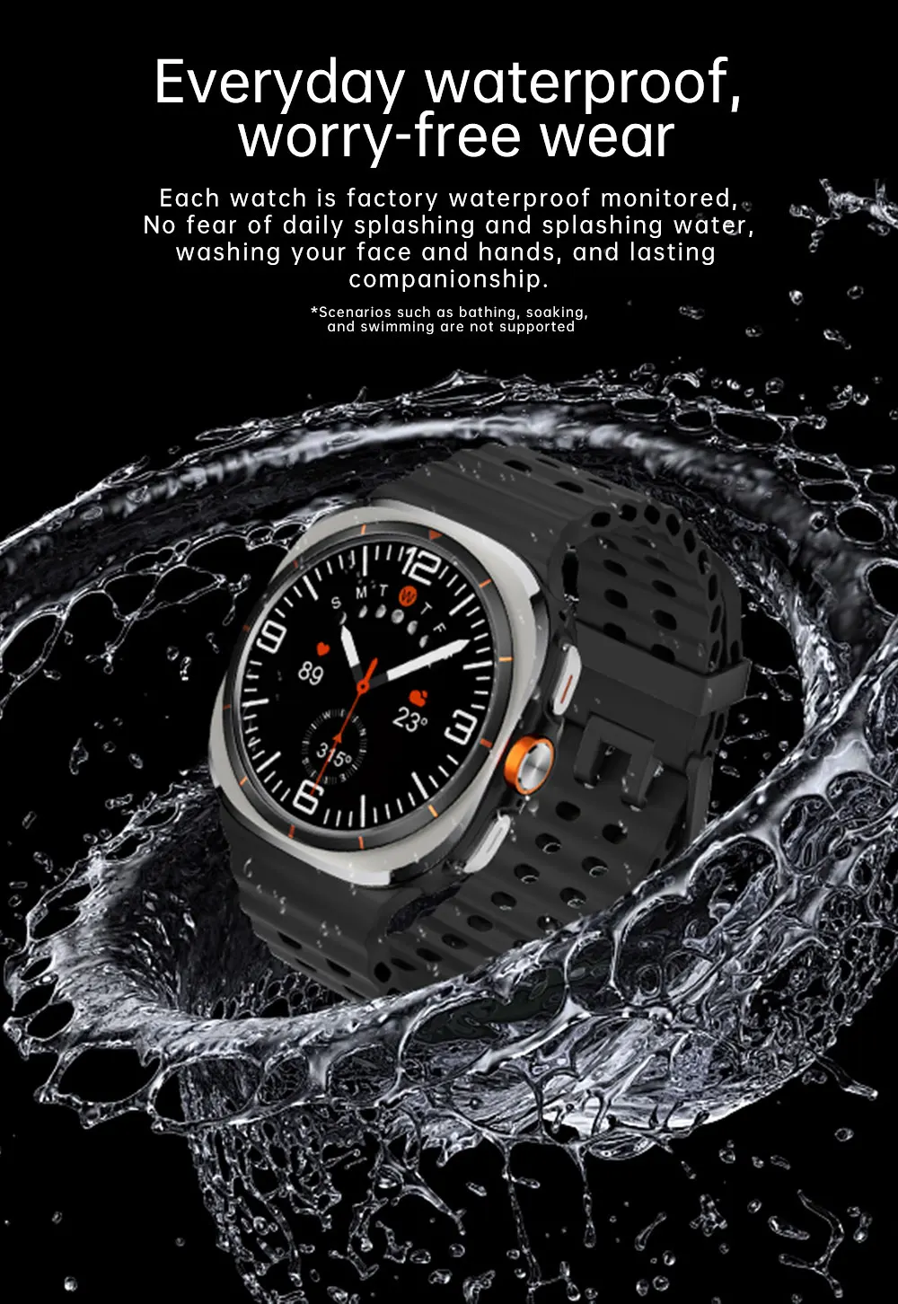 U8 Ultra 4G Global Smart Watch 3GB+32GB Memory AMOLED Screen 1.508inch ...