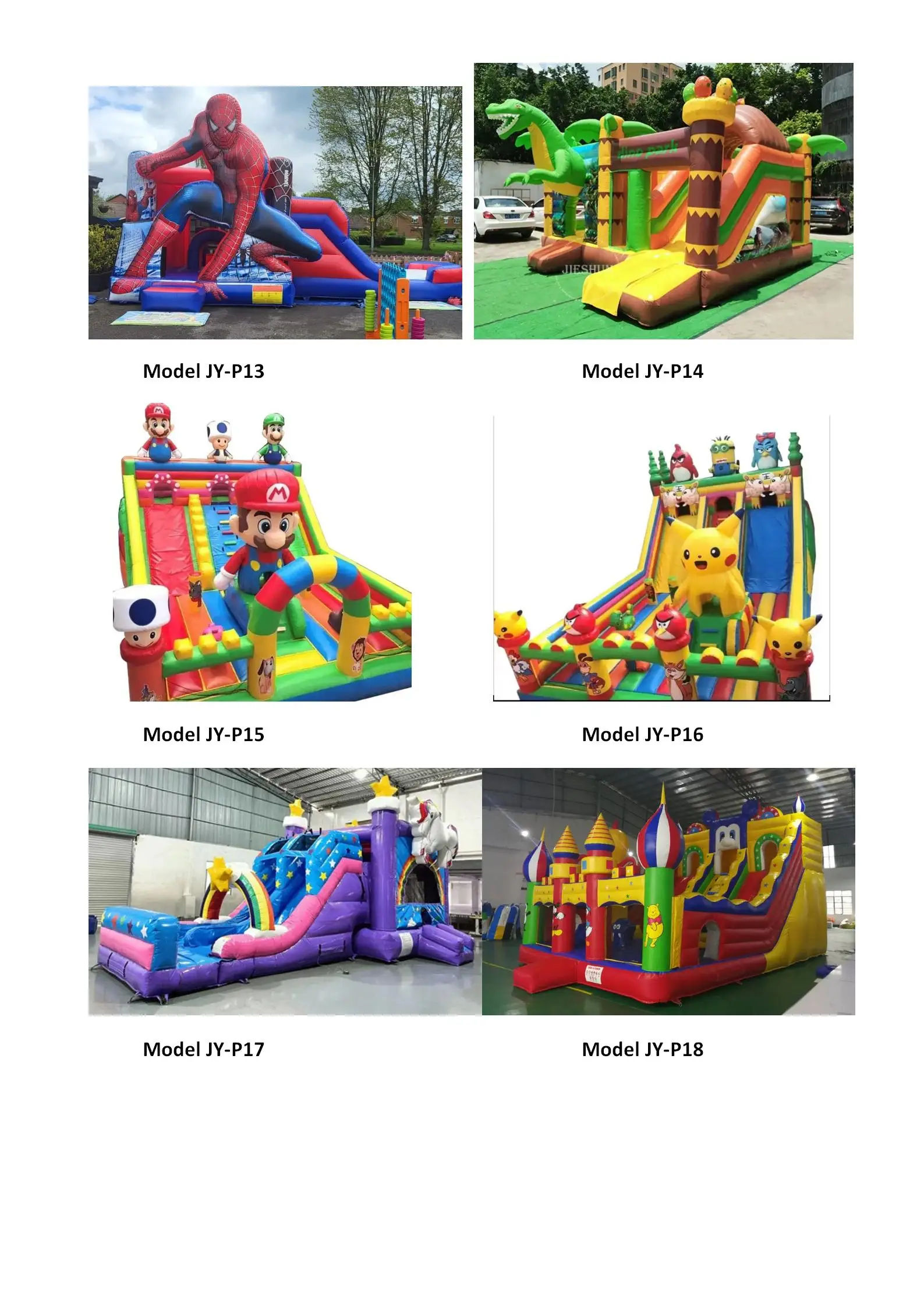 Factory Customize Large Pvc Bouncy Castle Inflatable Slide Jumper ...