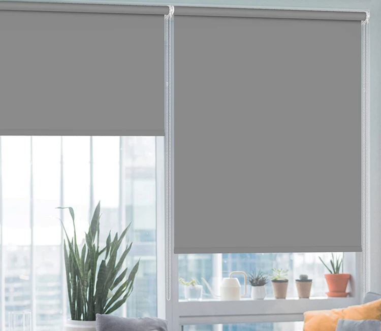 Polyester Sunscreen Window Roller Curtains for Office & Home