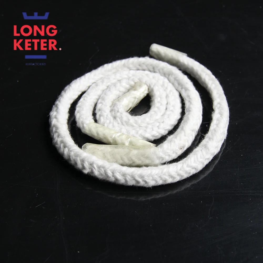 High Temperature 1260 Heat Insulation Ceramic Fiber Rope For Furnace ...