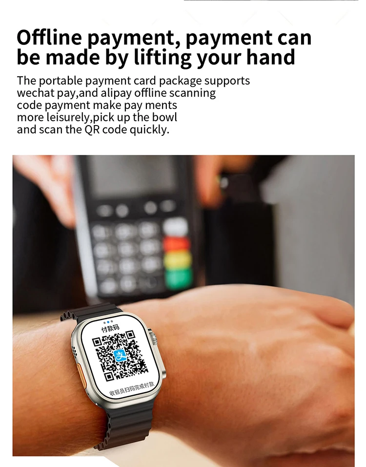 Ultra Series Smart Watch Over-large Hd Amoled Screen Smartwatch ...