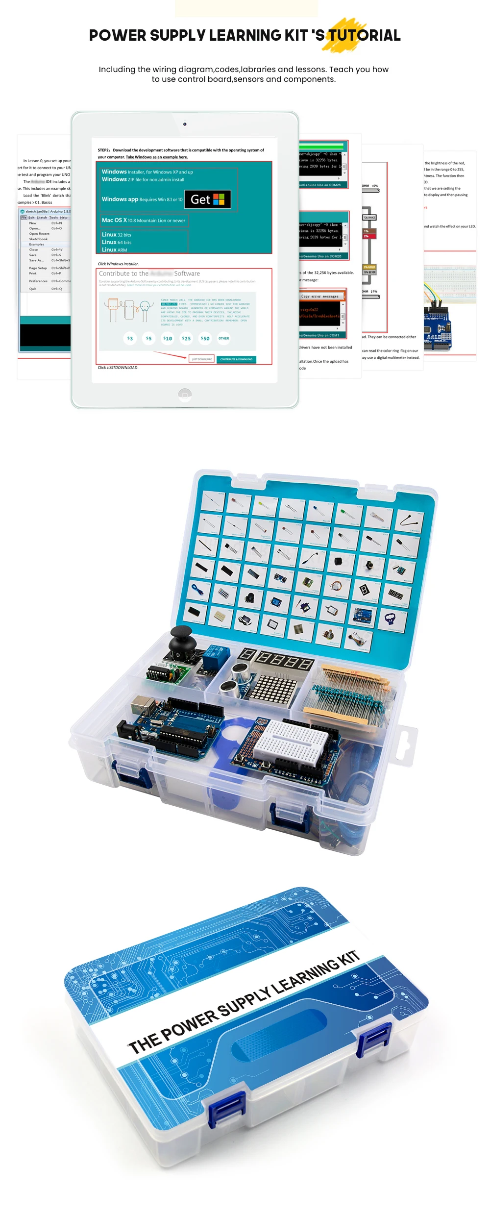 Robotlinking Learning Kit - Arduino Starter Pack for Students