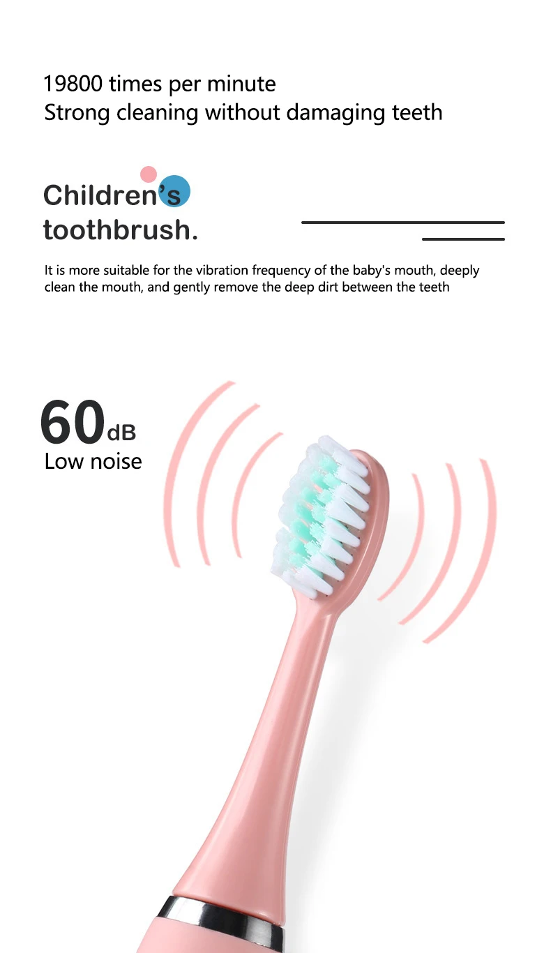 Electric Toothbrush for Kids - Smart, Waterproof, and Fun