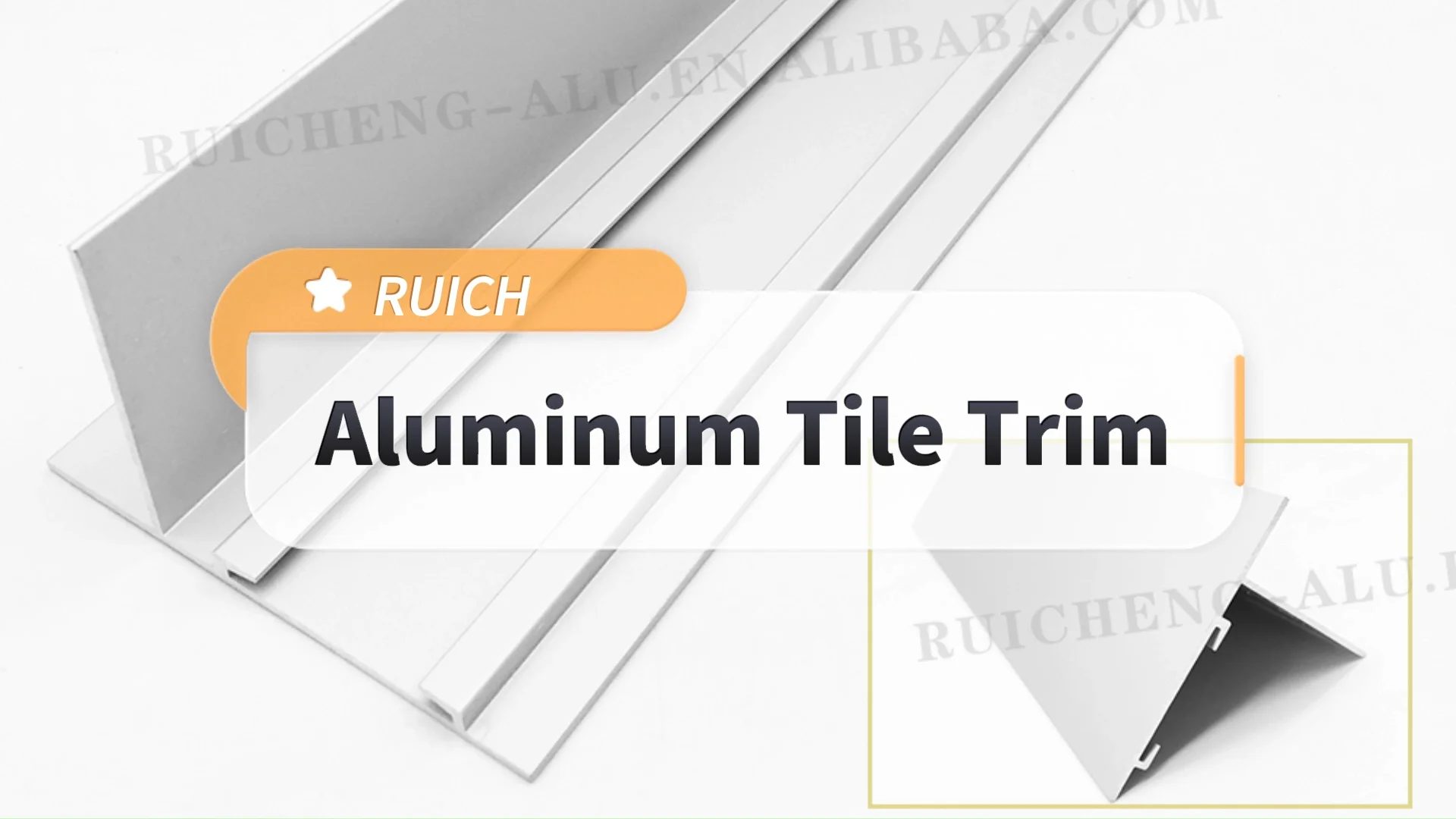 Balcony Trim Aluminum Tile Trim Edging Profile Indoor Construction With ...