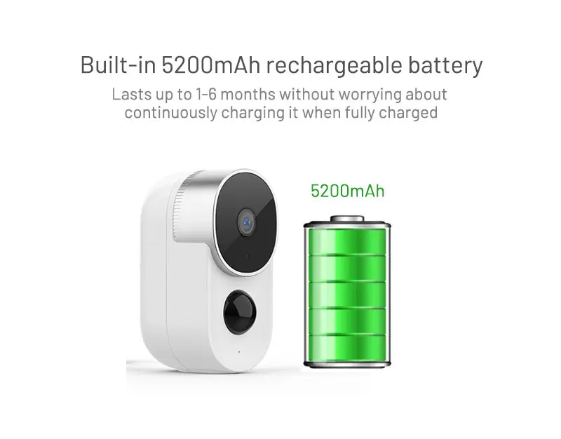 Tuya 3MP Wifi Battery Powered Ip67 Waterproof Outdoor Wireless ...