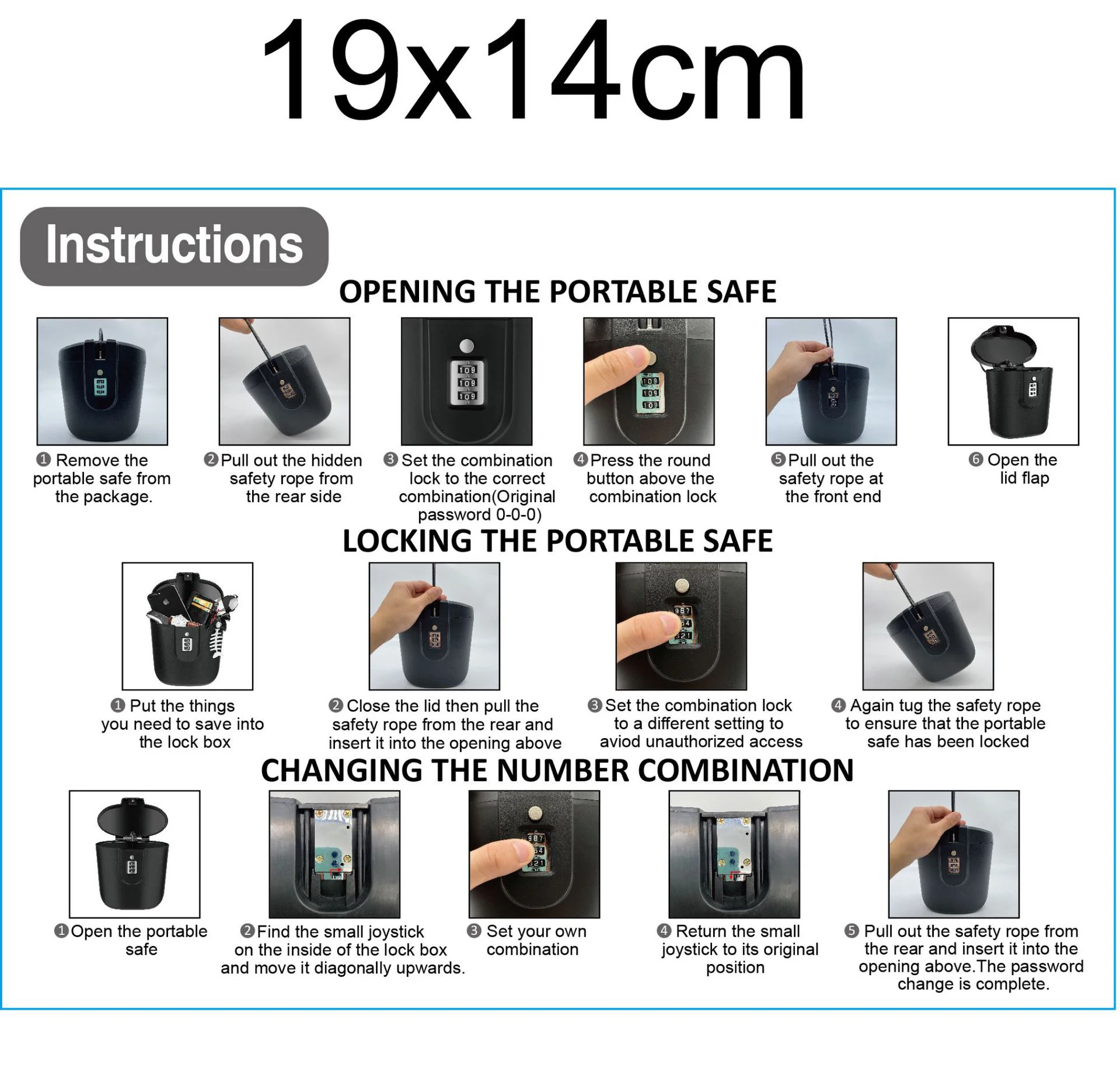 New Summer Beach Code Lock Box Abs Plastic Beach Bucket Code Storage ...