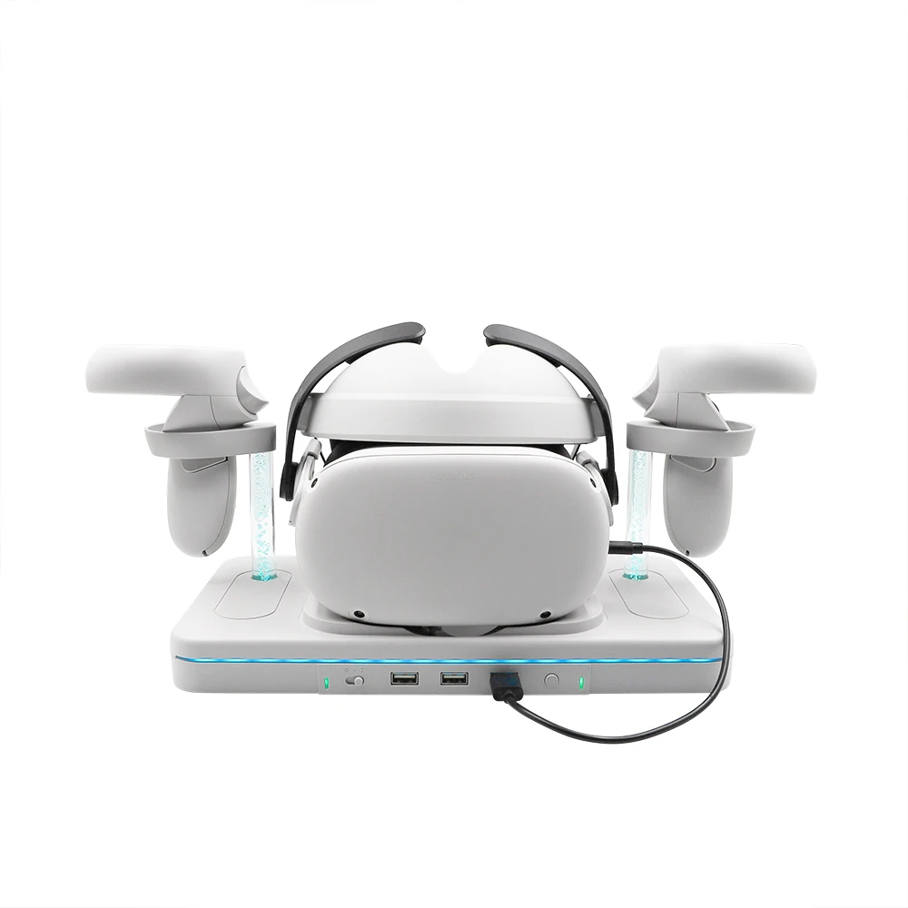 Muiti-functional Base Game Handle Placement Rgb Light Effect Charging ...