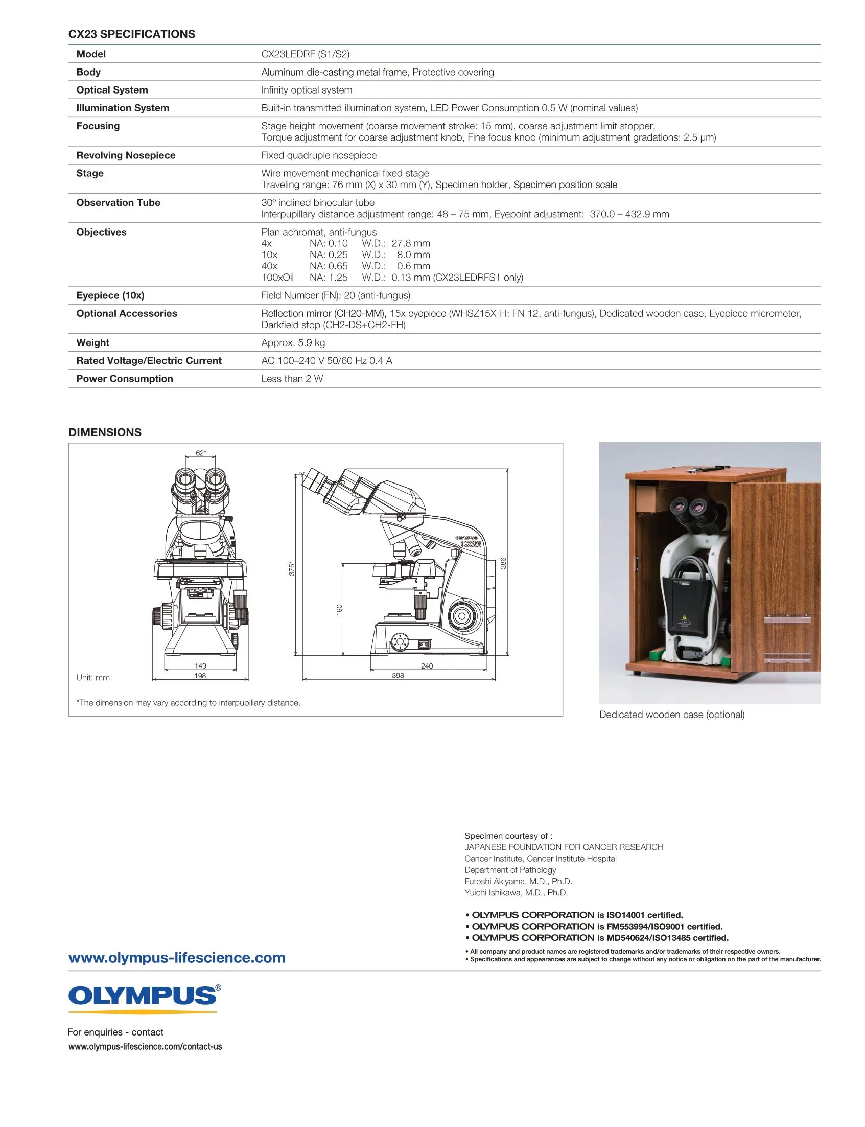 Olympus Biological Microscope Cx23 Cx33 Cx43 Cx53 - Buy Olympus ...