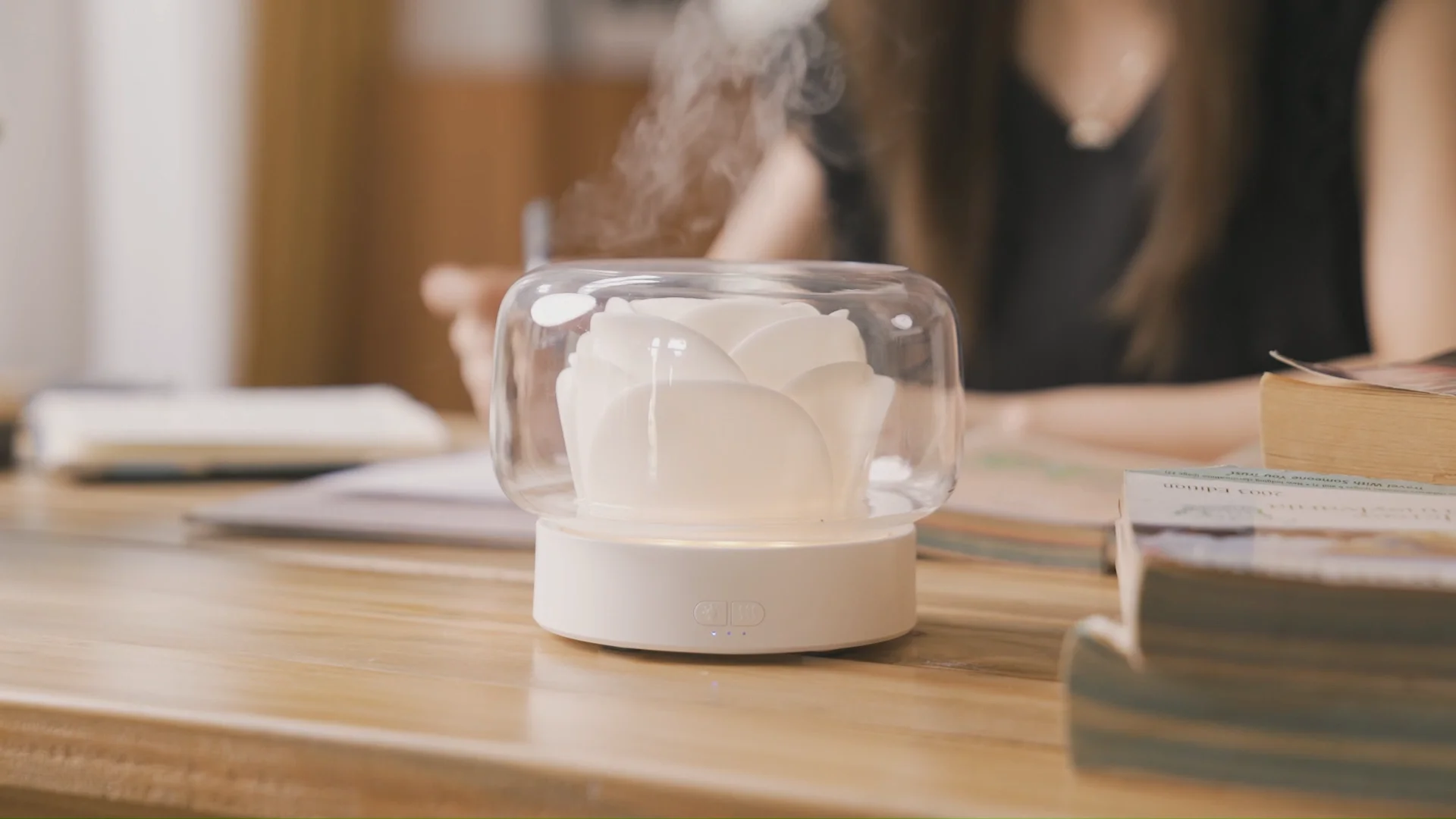 Ceramic Flower Fancy Perfume Dispenser Ultrasonic Custom Scent Home ...