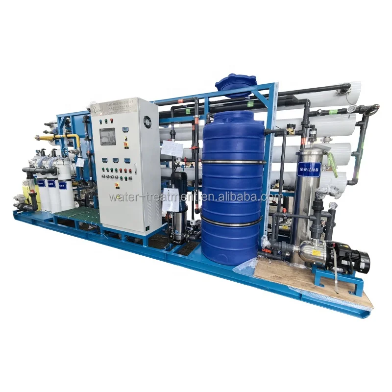 10000L/H seawater desalination system water purification plant salt ...