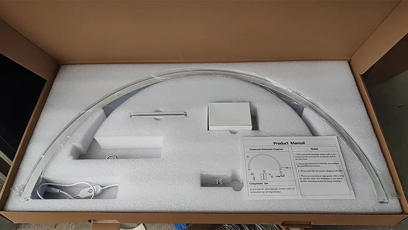 Arch Beauty Light Led Floor Lamp Half Moon Eyelash Ring Light for ...