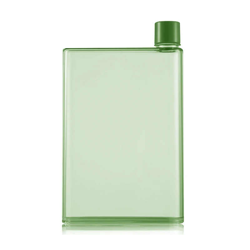 A5 Flat Square Water Bottle - 420ml Eco-Friendly Flask