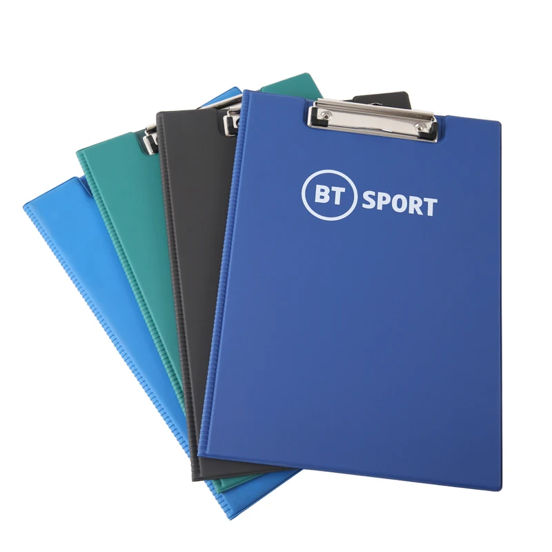 High Quality A4 Size PVC Clipboard Cover Folder Double Fold PVC ...