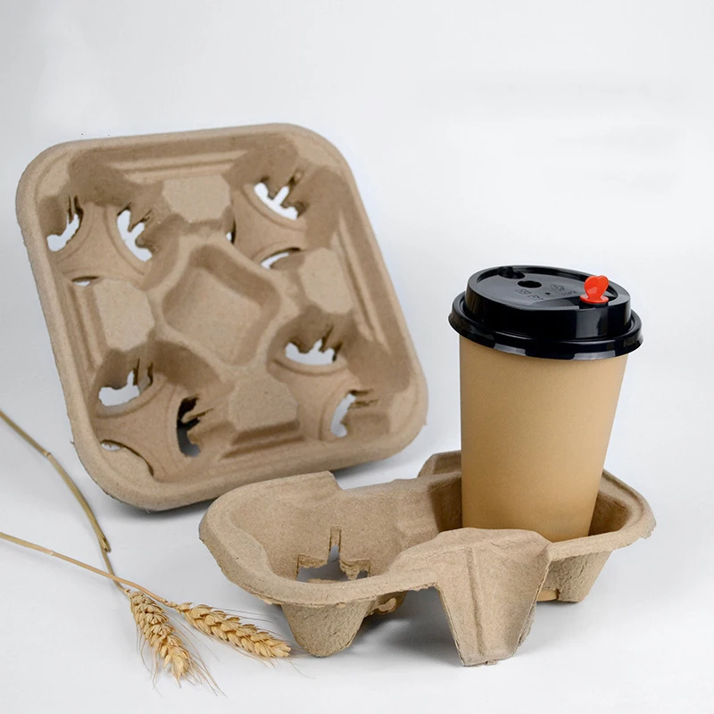 Custom Logo Sugarcane Fiber Molded Pulp Packaging Eco-friendly Gift ...