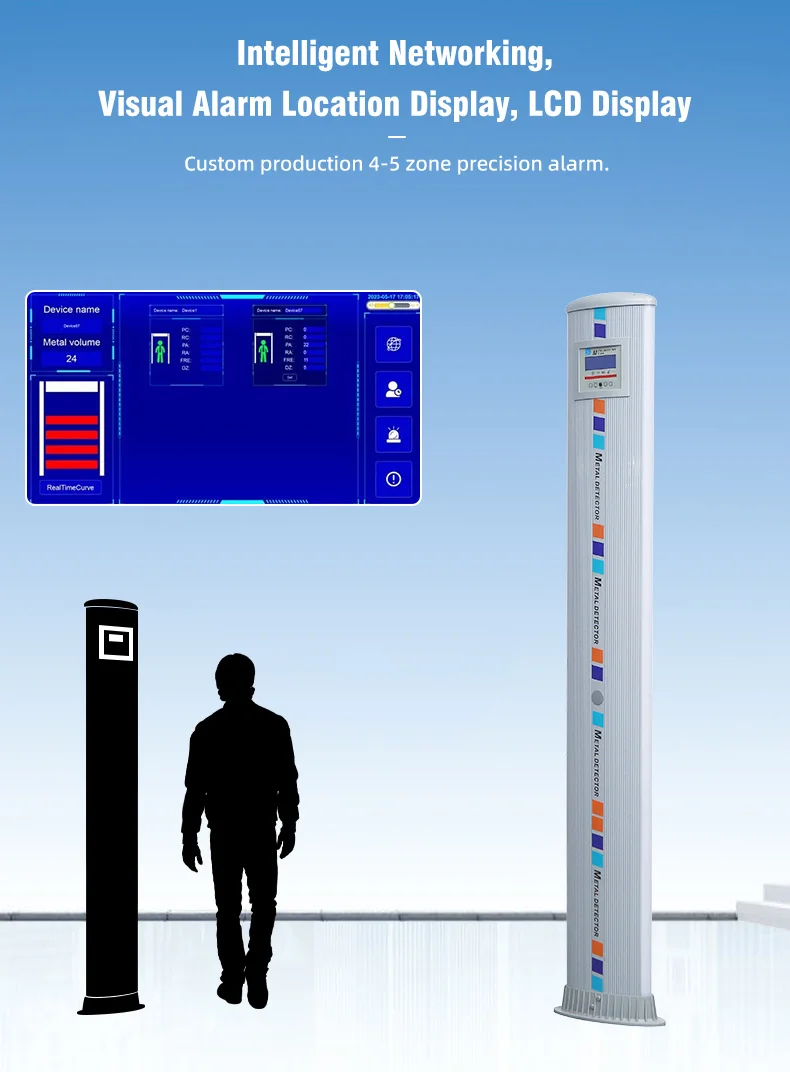 Portable Single Panel Metal Detector - Secure & Efficient