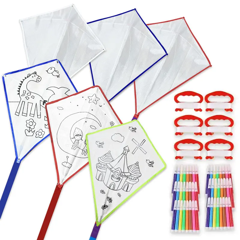 Custom Delta Bird Kite Drawing Diy Kite Animal Diamond Cheap Drawing ...