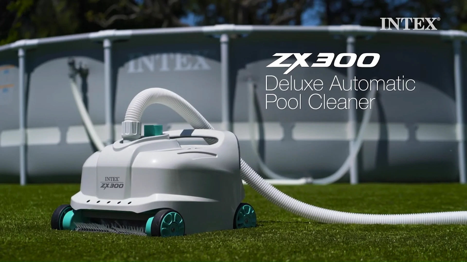 Intex 28005 Grey Deluxe Swimming Pool Equipment Accessories Automatic ...