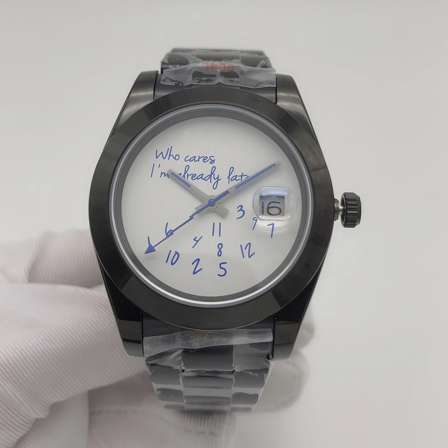 Who Cares I AM Already Late Watch - 39mm Automatic Mechanical Men's ...