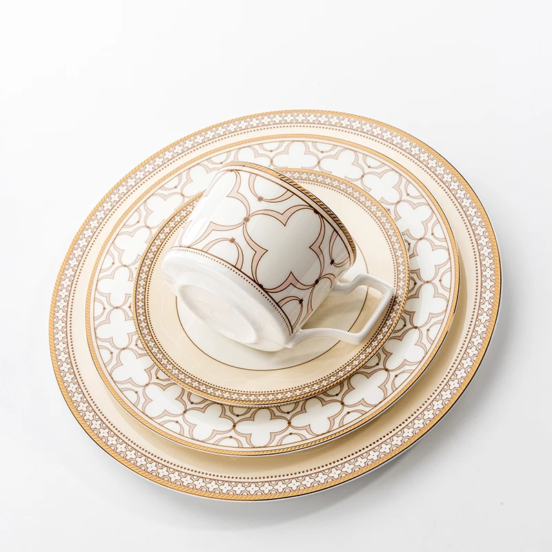 Luxury Fine Bone China Dinnerware for Weddings & Banquets